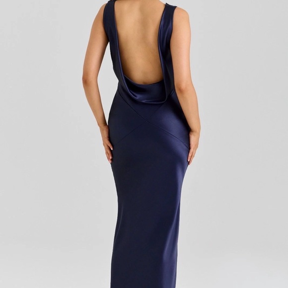House of CB | Dresses | House Of Cb Midnight Blue Maxi Dress | Poshmark